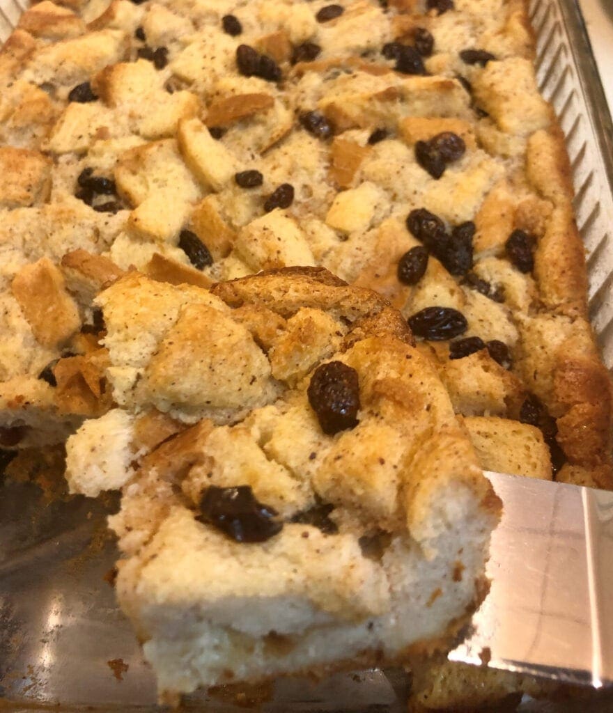 Classic Bread Pudding With Vanilla Sauce - Wholesome Farmhouse Recipes