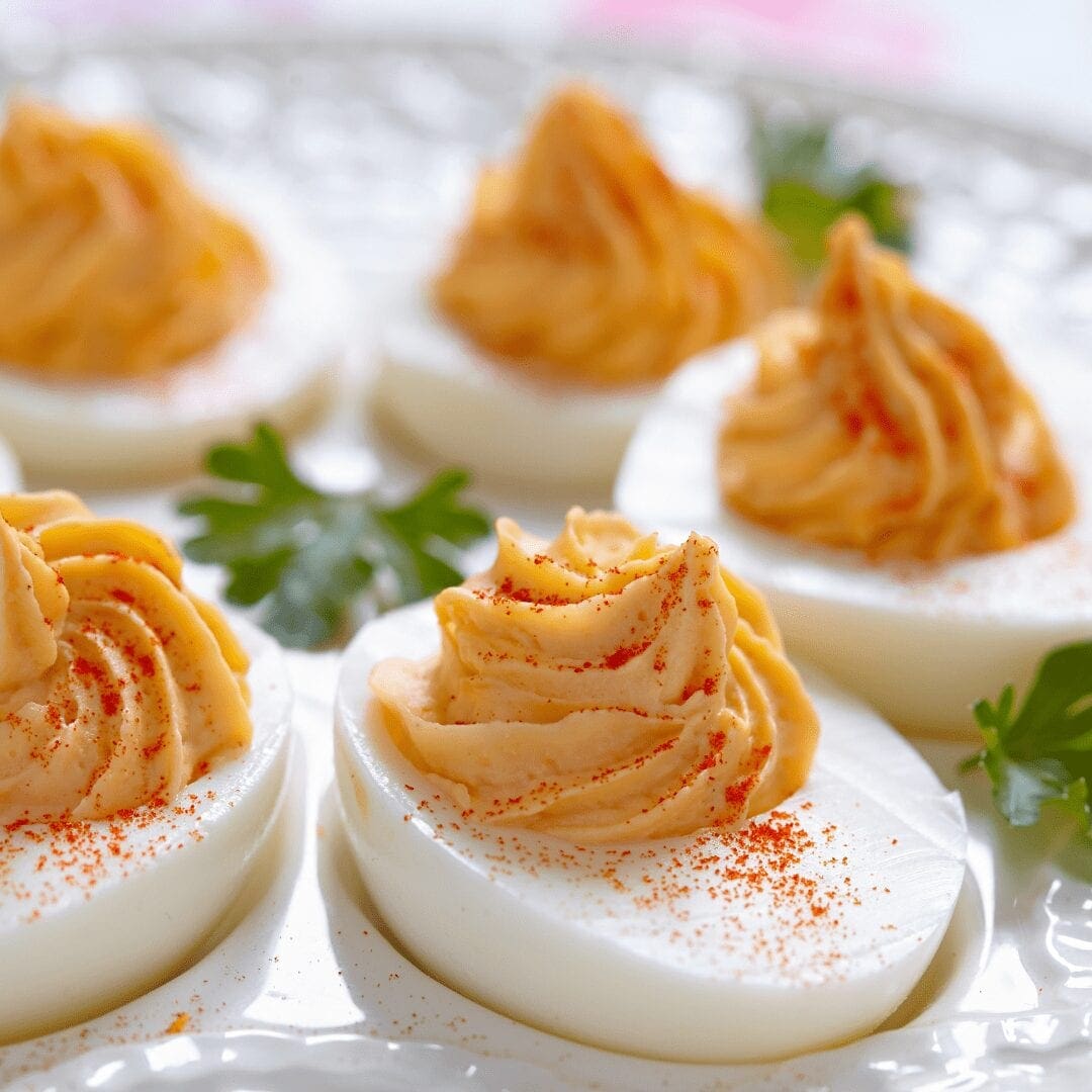 Simple Classic and Easy Deviled Eggs Recipe - Wholesome Farmhouse Recipes
