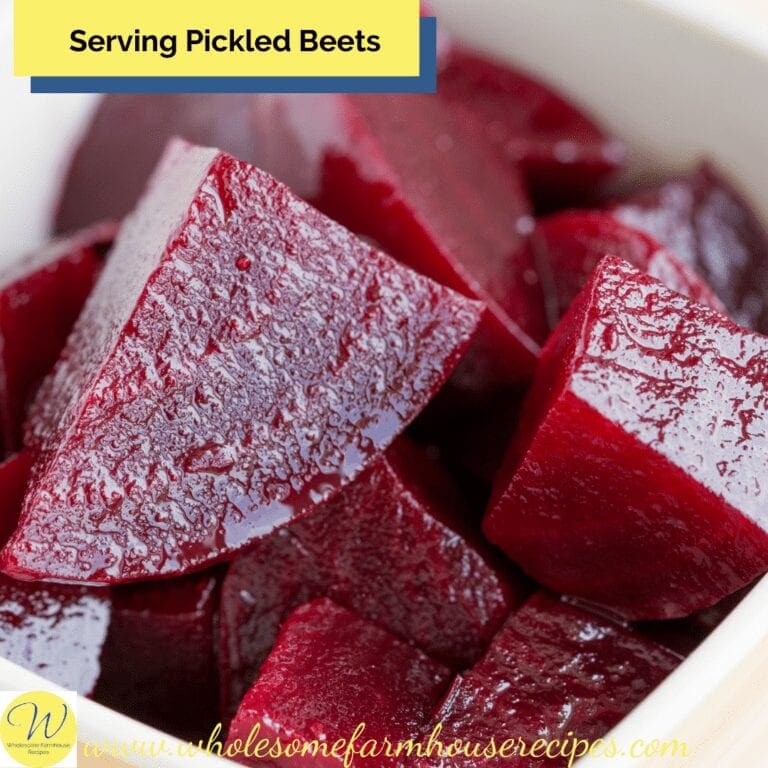 Canning Old-Fashioned Pickled Beets - Wholesome Farmhouse Recipes
