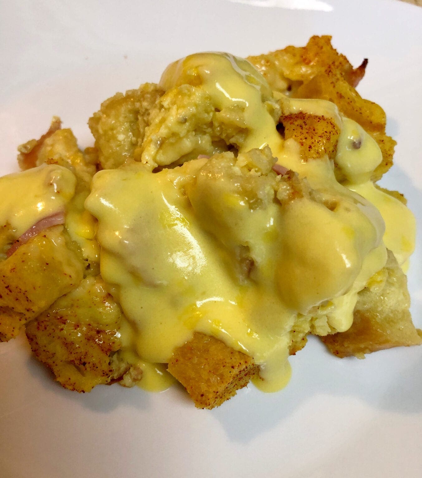 Overnight Eggs Benedict Casserole - Wholesome Farmhouse Recipes