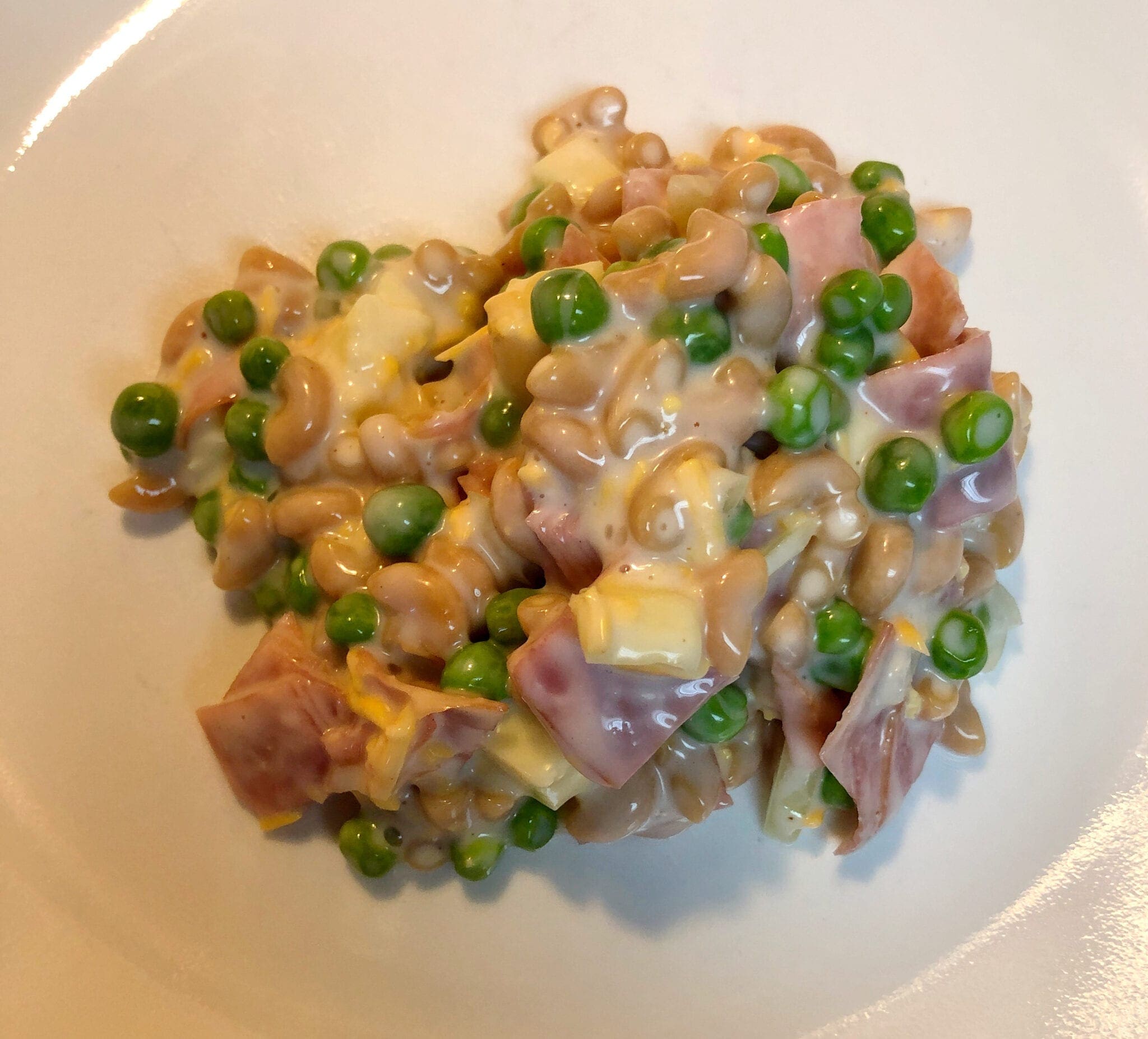 Creamy Legume Pasta Ham Salad - Wholesome Farmhouse Recipes