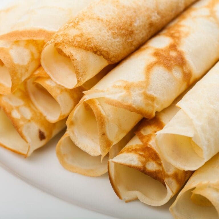 How to Make Easy Homemade Crepes Recipe - Wholesome Farmhouse Recipes