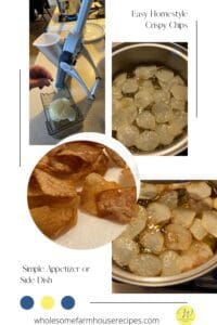 Homemade Potato Chips Recipe - Wholesome Farmhouse Recipes