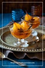 Slow Cooker Poached Pears Recipe - Wholesome Farmhouse Recipes