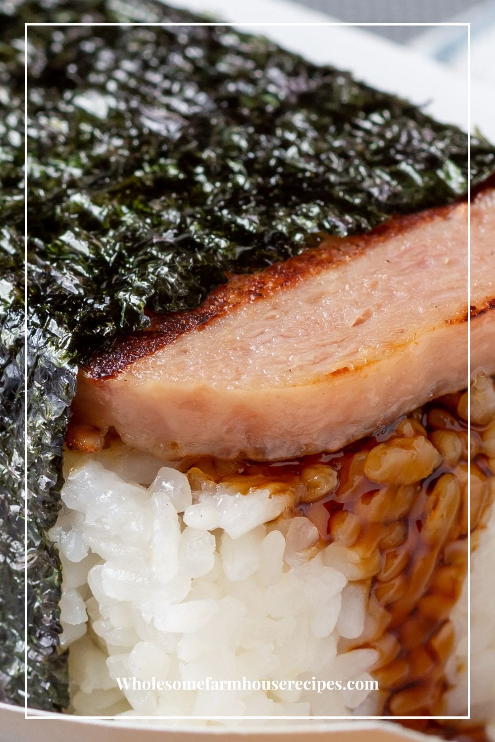 How to Make Spam Musubi with Teriyaki Sauce - Wholesome Farmhouse Recipes