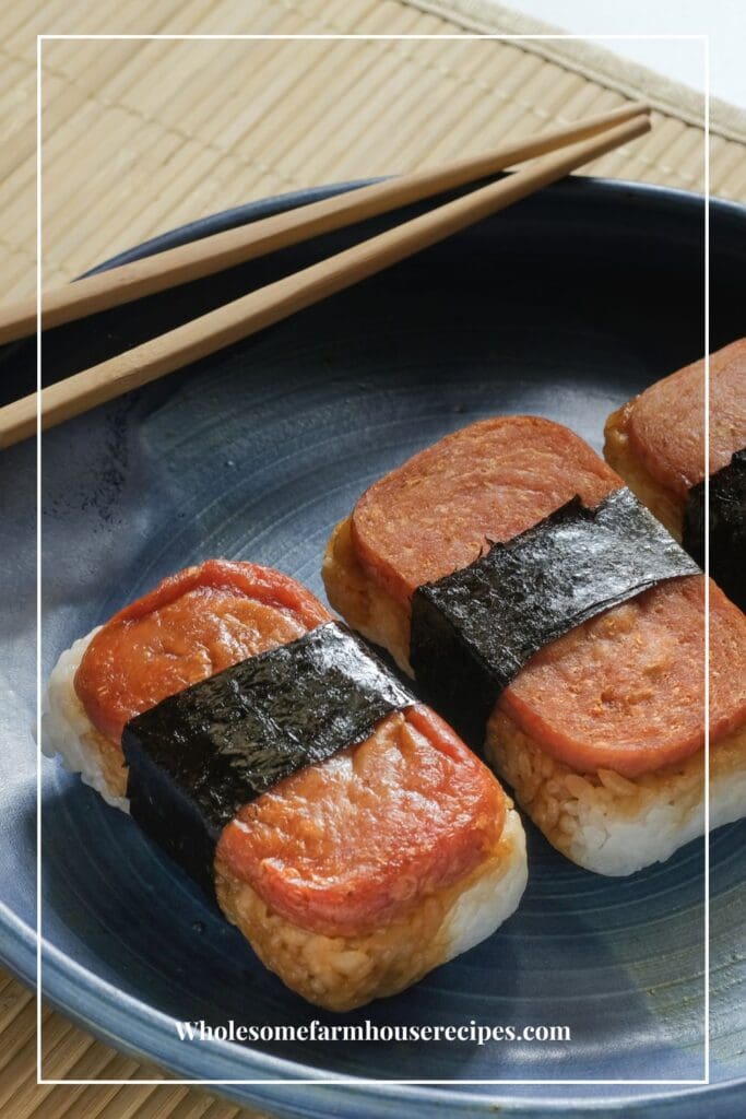 How to Make Spam Musubi with Teriyaki Sauce - Wholesome Farmhouse Recipes