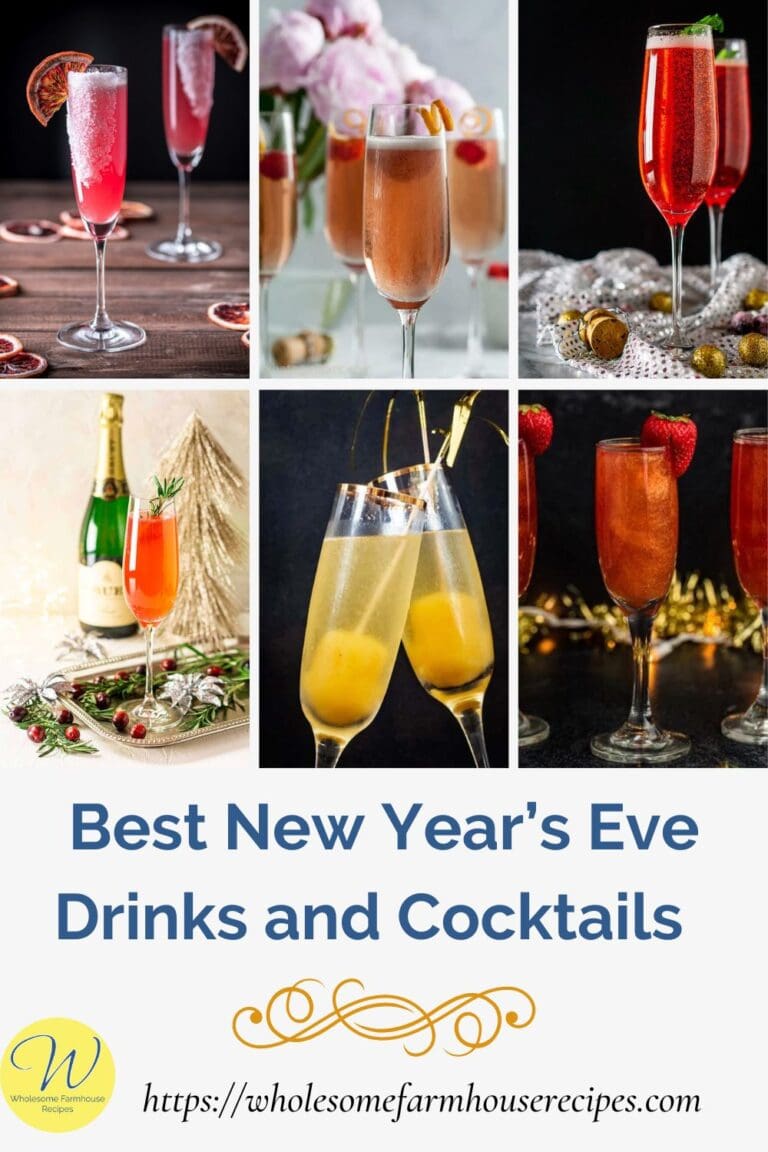 Best New Year’s Eve Drinks and Cocktails - Wholesome Farmhouse Recipes