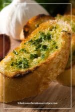 Easy Heat and Serve Baguette Garlic Bread Recipe - Wholesome Farmhouse ...