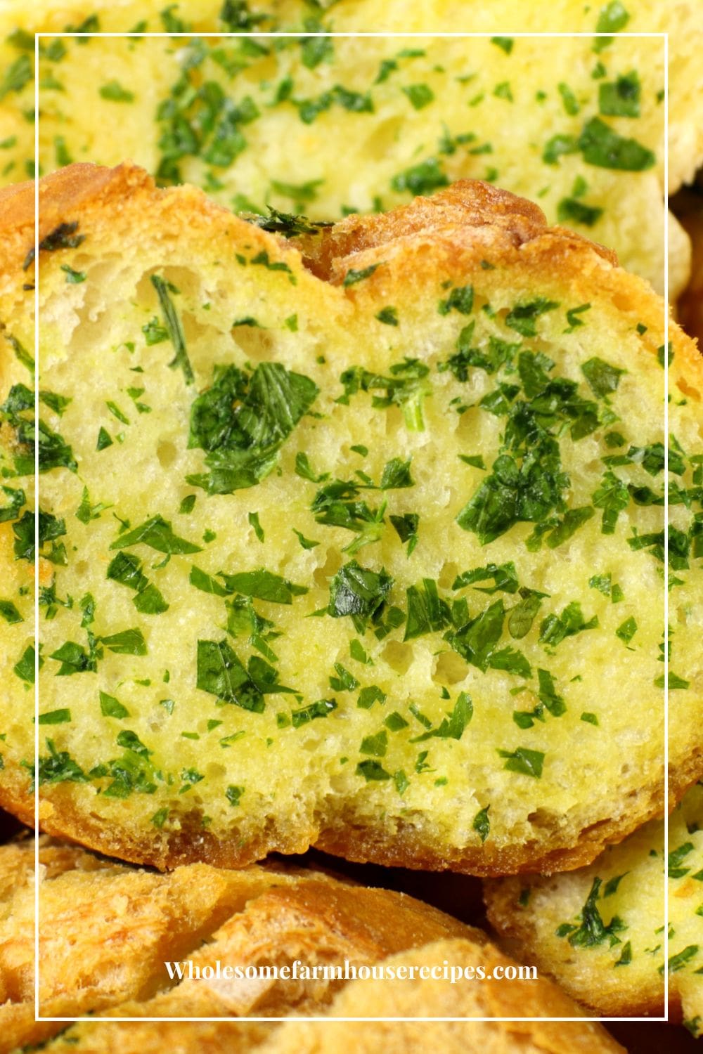 Easy Heat and Serve Baguette Garlic Bread Recipe - Wholesome Farmhouse ...