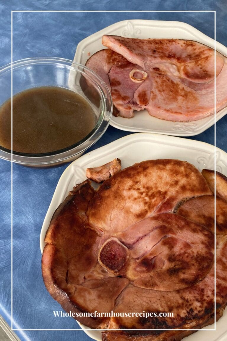 Southern Ham with Red Eye Gravy Recipe - Wholesome Farmhouse Recipes