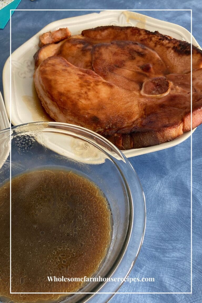 Southern Ham with Red Eye Gravy Recipe - Wholesome Farmhouse Recipes