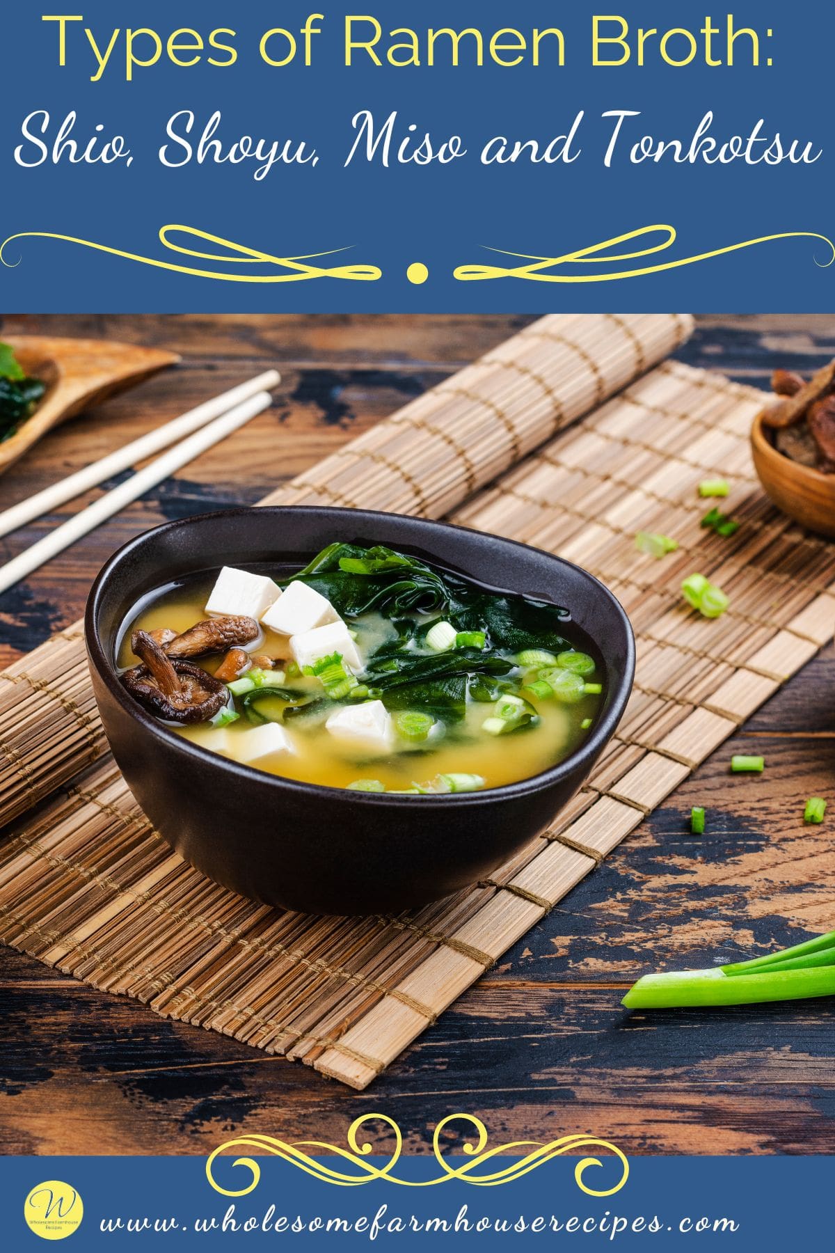 Types of Ramen Broth: Shio, Shoyu, Miso and Tonkotsu - Wholesome ...