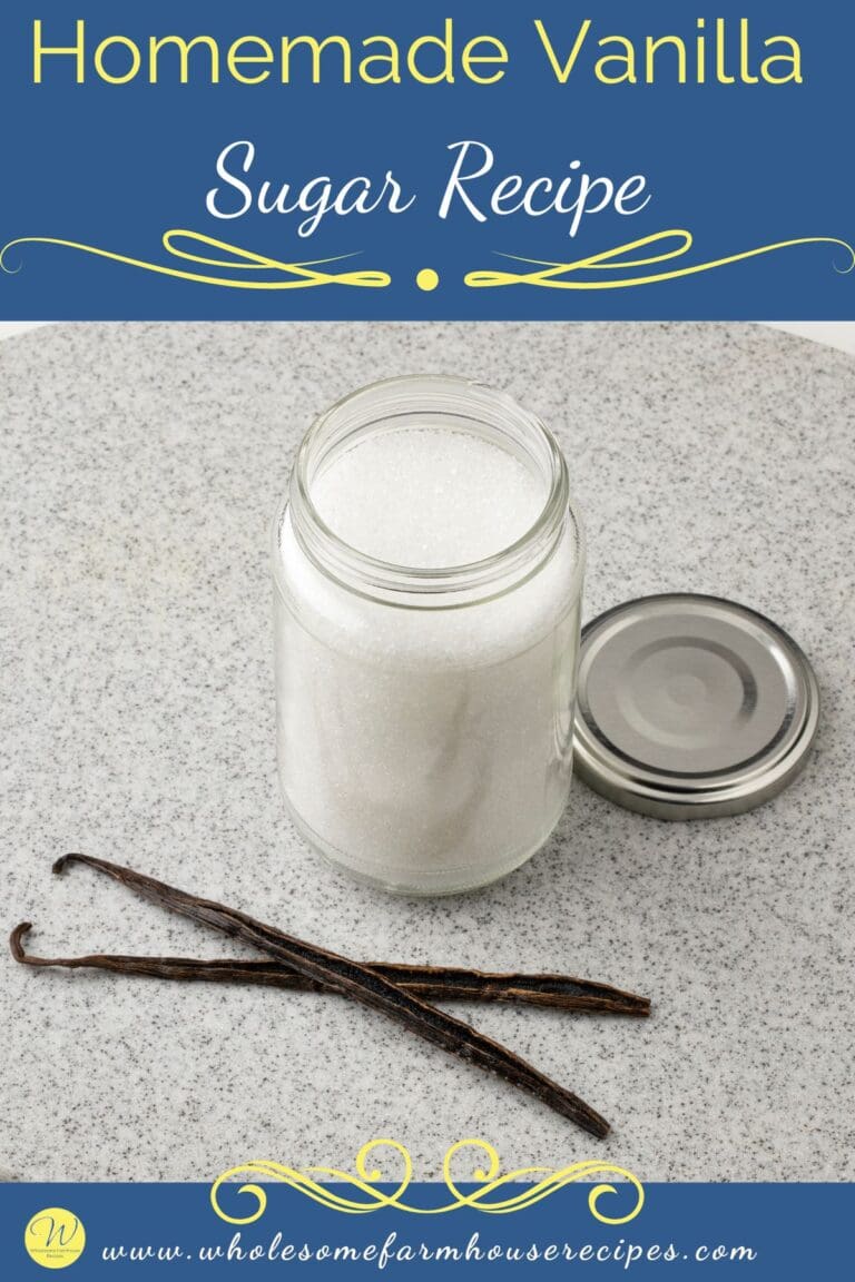 Homemade Vanilla Sugar Recipe and Best Substitutes - Wholesome ...
