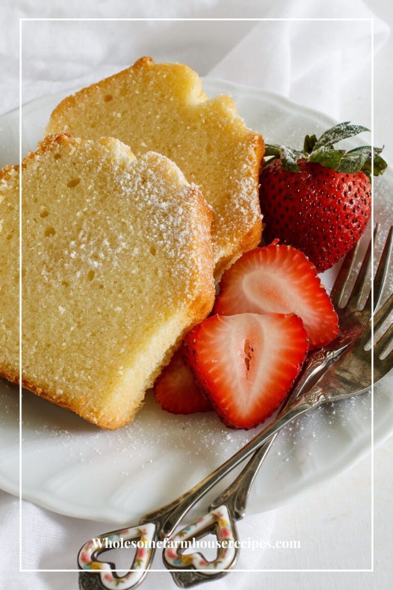 Best Easy Moist Vanilla Pound Cake Recipe - Wholesome Farmhouse Recipes