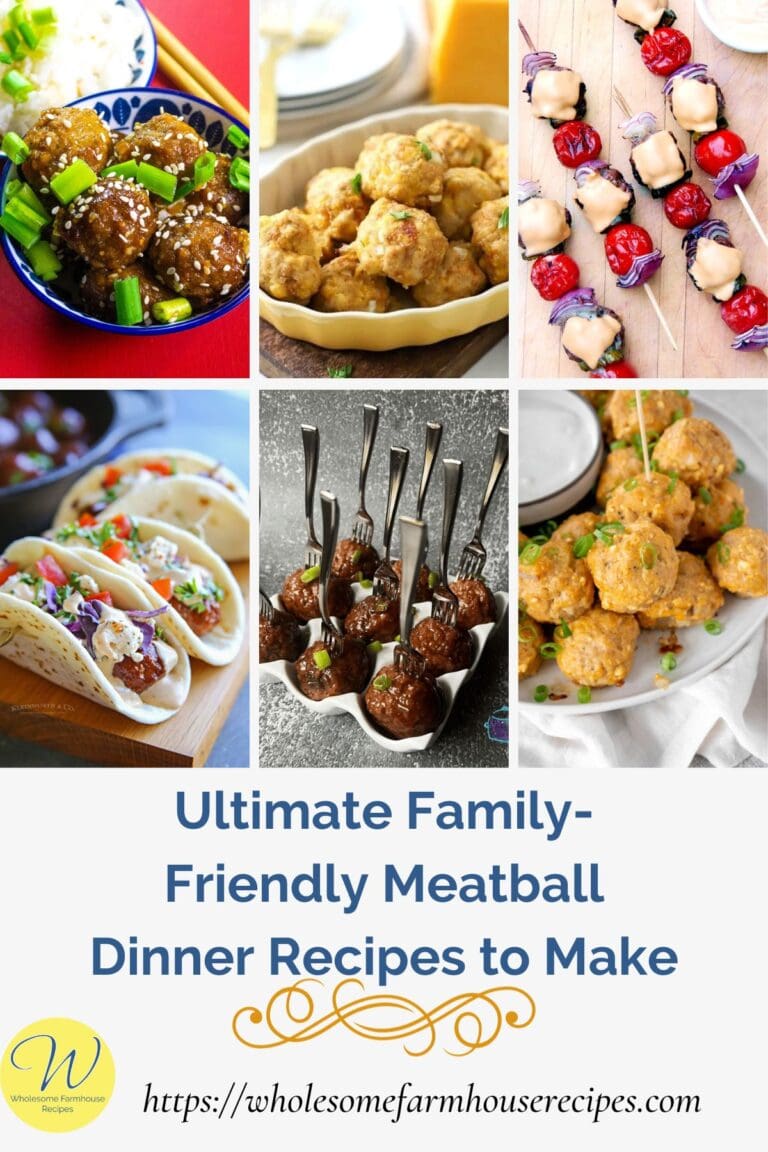 Ultimate Family-Friendly Meatball Dinner Recipes to Make - Wholesome ...