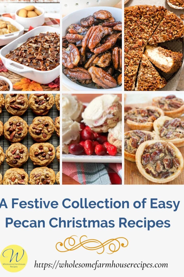 A Festive Collection of Easy Pecan Christmas Recipes - Wholesome ...