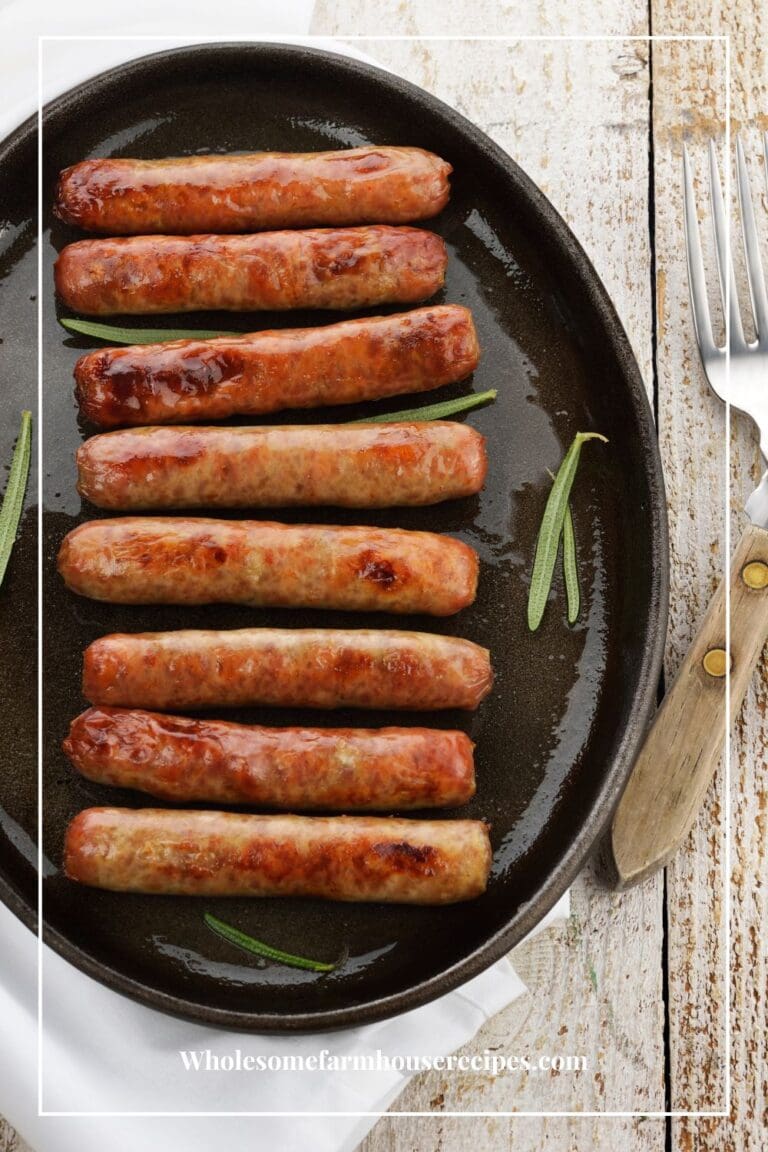 How to Cook Sausage Links in the Oven Easy Recipe - Wholesome Farmhouse ...