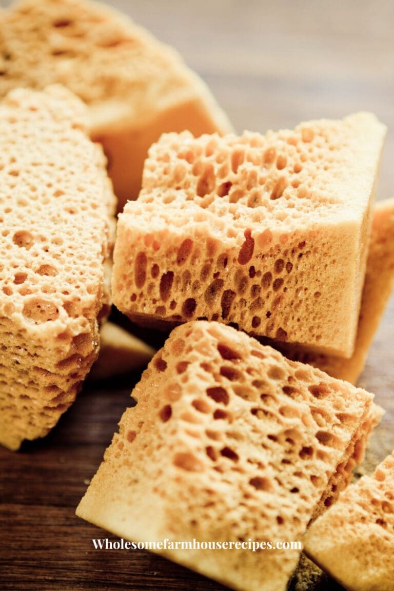 Milk Chocolate Covered Sponge Candy Recipe - Wholesome Farmhouse Recipes