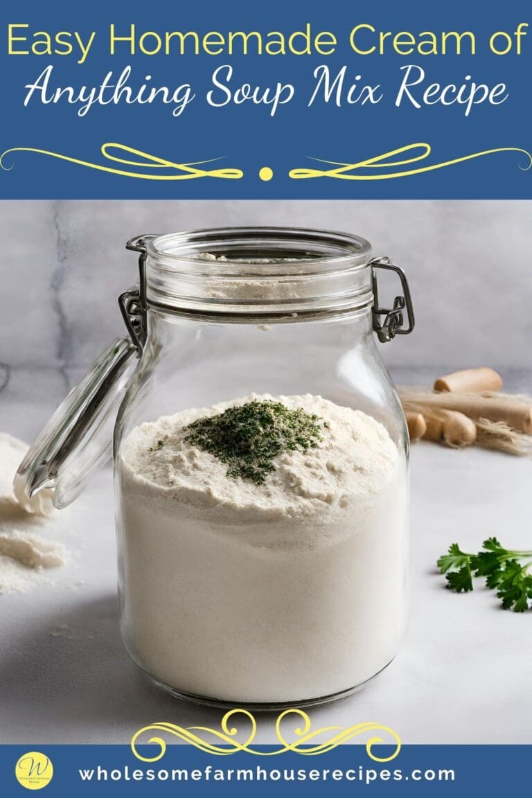Easy Homemade Cream of Anything Soup Mix Recipe - Wholesome Farmhouse ...