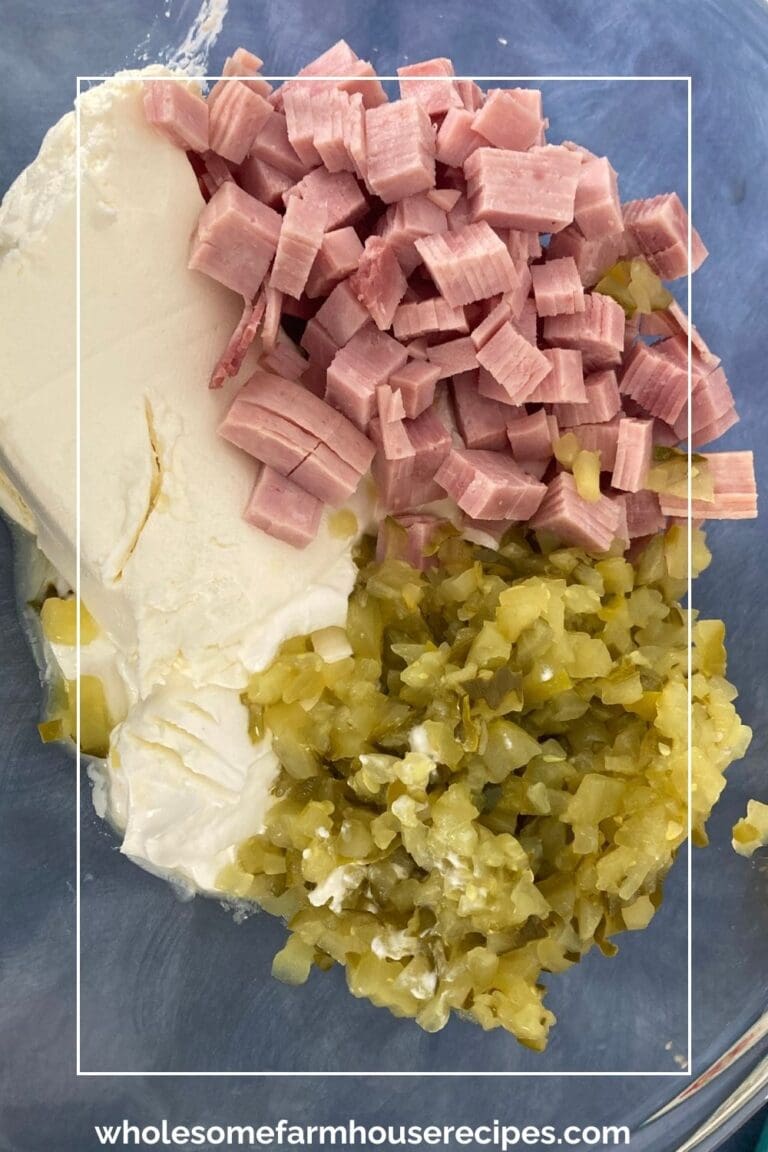 Easy Pickle Wrap Dip Appetizer Recipe - Wholesome Farmhouse Recipes