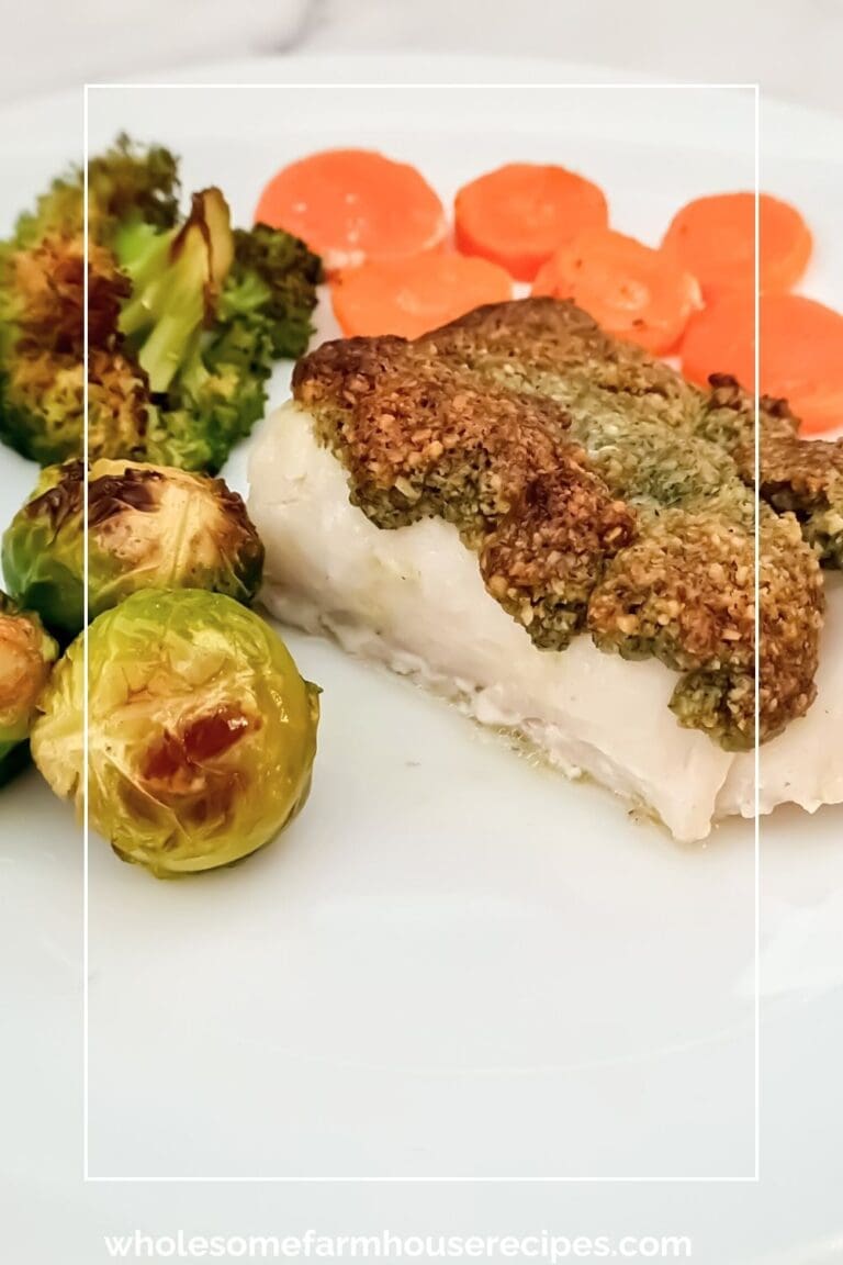 Parmesan Walnut Crusted Baked Cod Recipe - Wholesome Farmhouse Recipes