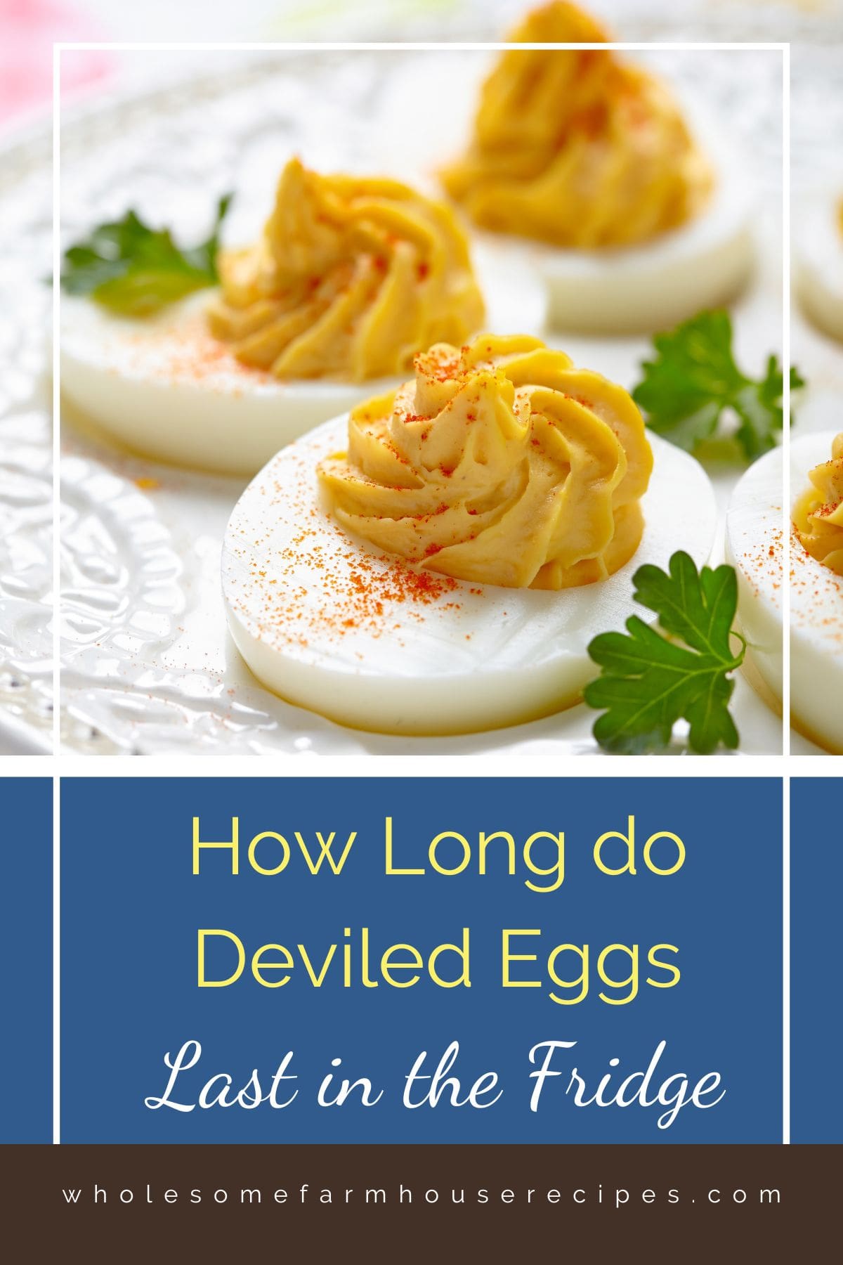 How Long do Deviled Eggs Last in the Fridge - Wholesome Farmhouse Recipes