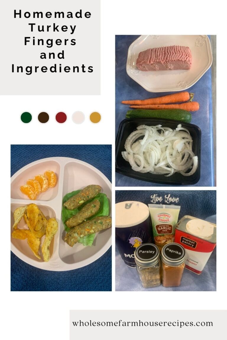 Turkey or Chicken and Vegetable Fingers Recipe - Wholesome Farmhouse ...