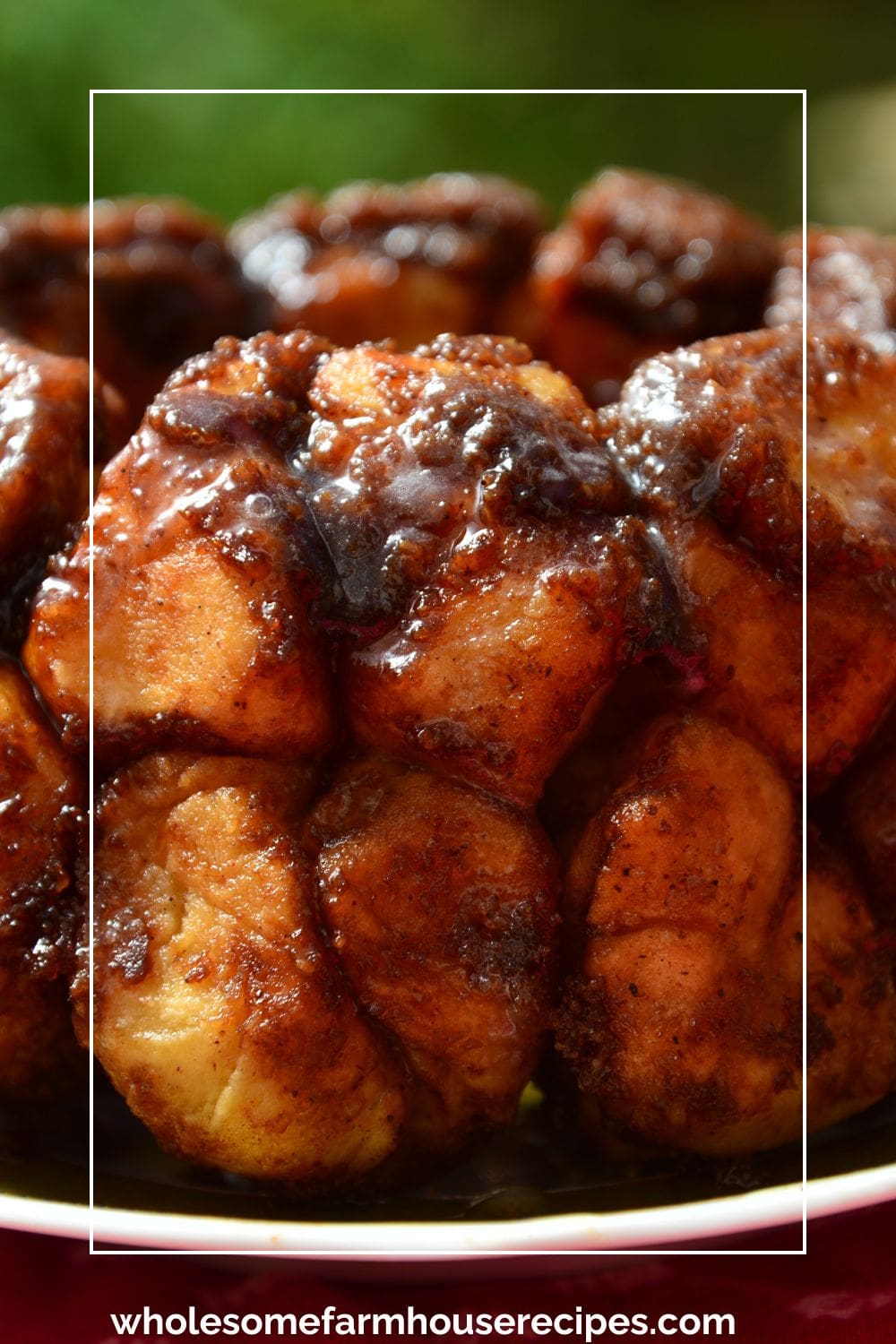 Glazed Cinnamon Sugar Pull Apart Monkey Bread - Wholesome Farmhouse Recipes