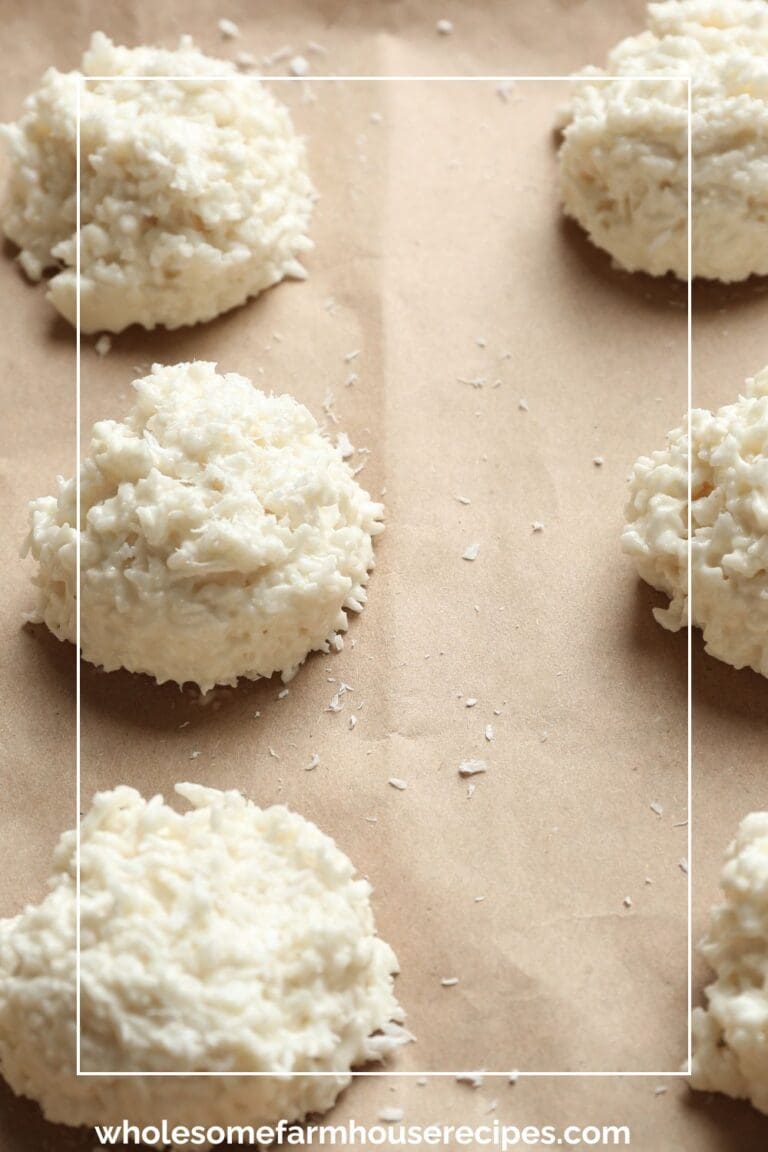 Easy Coconut Macaroon Recipe: A Sweet and Chewy Treat - Wholesome ...