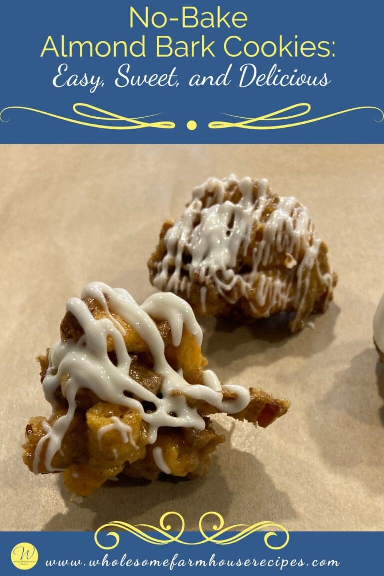 No-Bake Almond Bark Cookies: Easy, Sweet, and Delicious - Wholesome ...