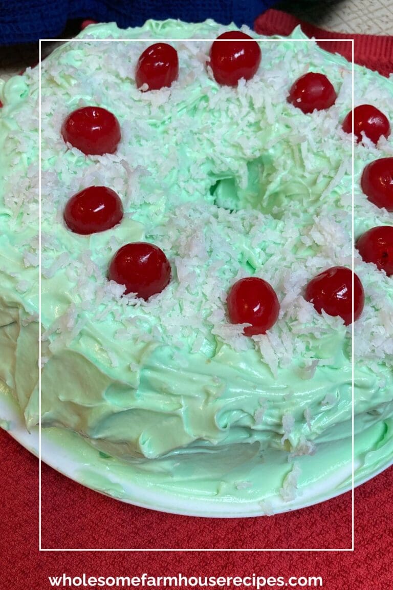 Watergate Cake Recipe with Dream Whip - Wholesome Farmhouse Recipes