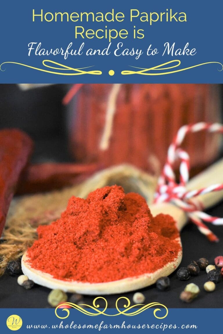 Homemade Paprika Recipe is Flavorful and Easy to Make - Wholesome ...