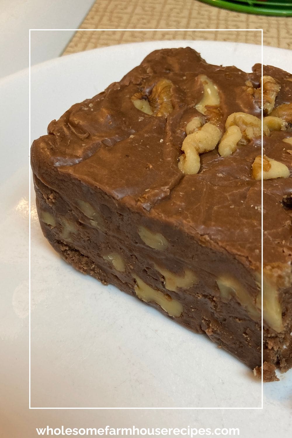 Easy Chocolate Walnut Fudge: No-Fail Holiday Recipe - Wholesome ...