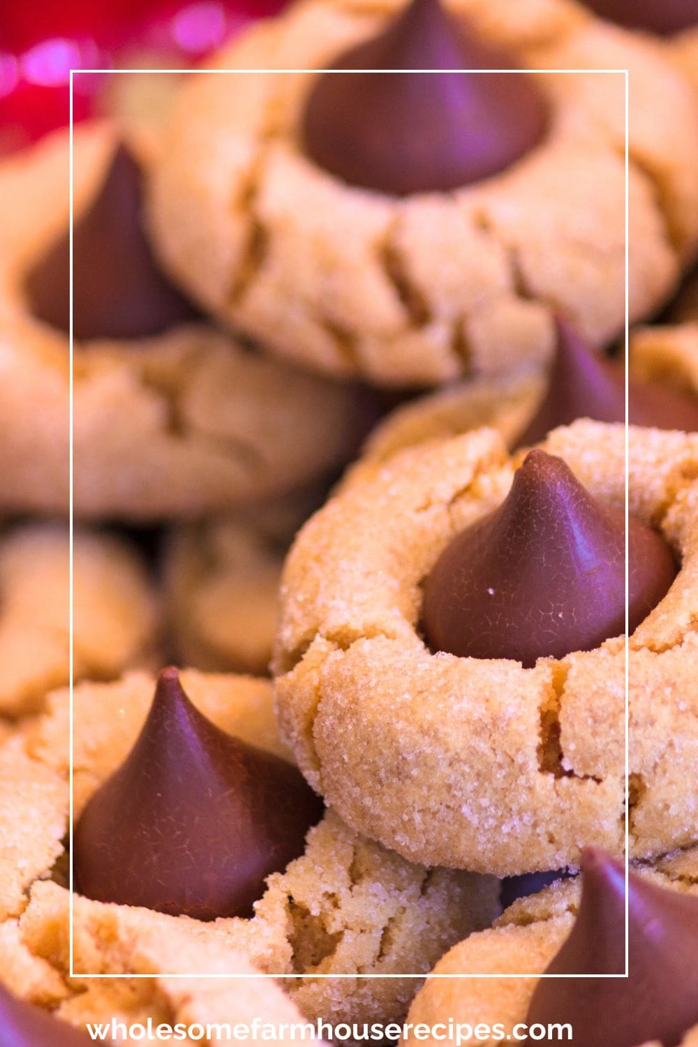 Perfect Peanut Butter Blossoms Cookie Recipe - Wholesome Farmhouse Recipes