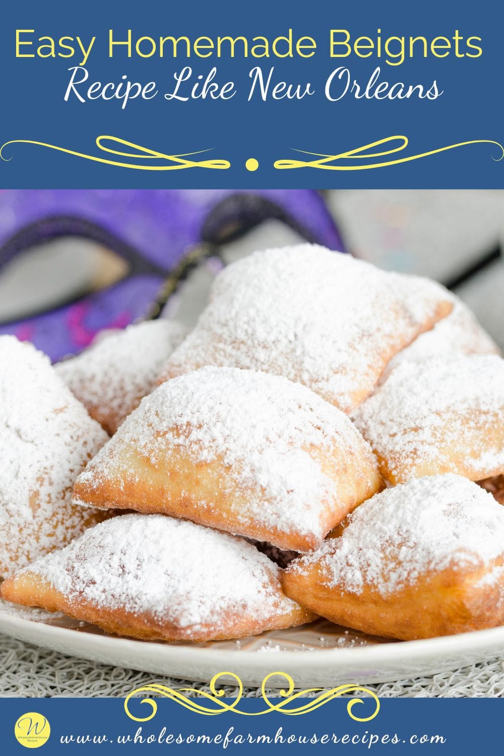 Easy Homemade Beignets Recipe Like New Orleans - Wholesome Farmhouse ...
