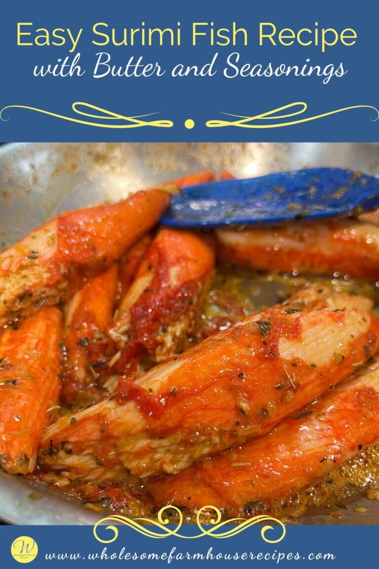 Easy Surimi Fish Recipe with Butter and Seasonings - Wholesome ...