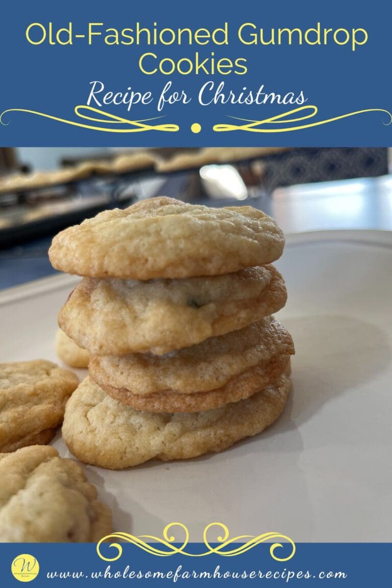 Old-Fashioned Gumdrop Cookies Recipe for Christmas - Wholesome ...