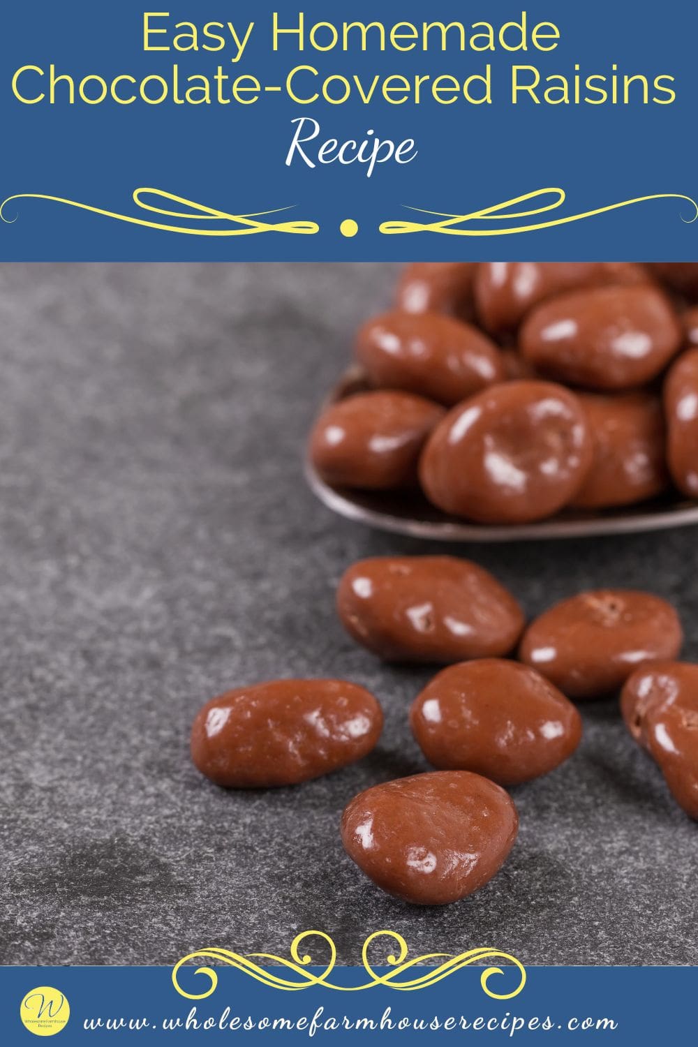 Easy Homemade Chocolate-Covered Raisins Recipe - Wholesome Farmhouse ...